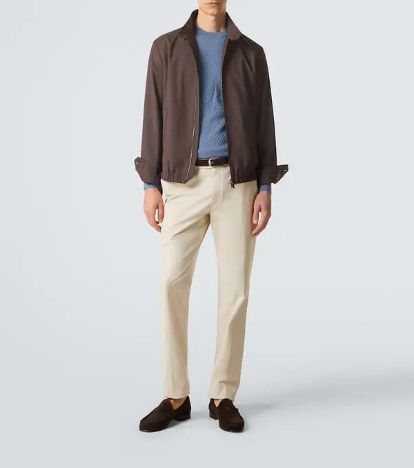 Canali Impeccabile Wool Blouson Jacket