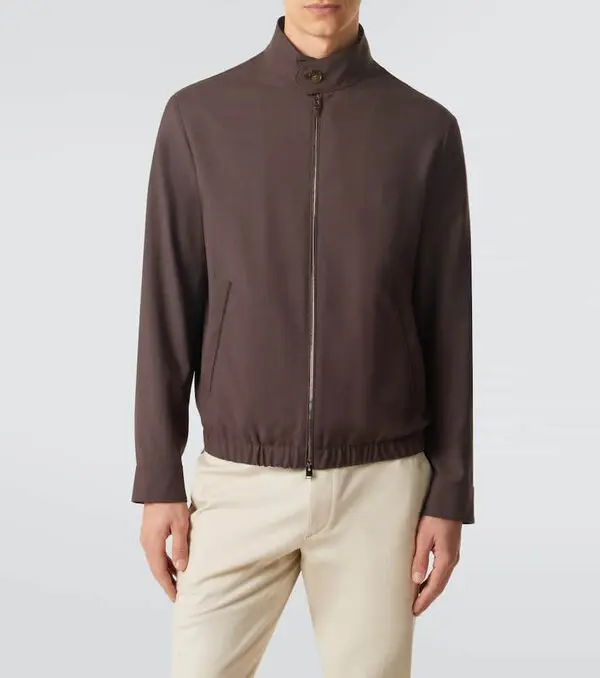 Canali Impeccabile Wool Blouson Jacket