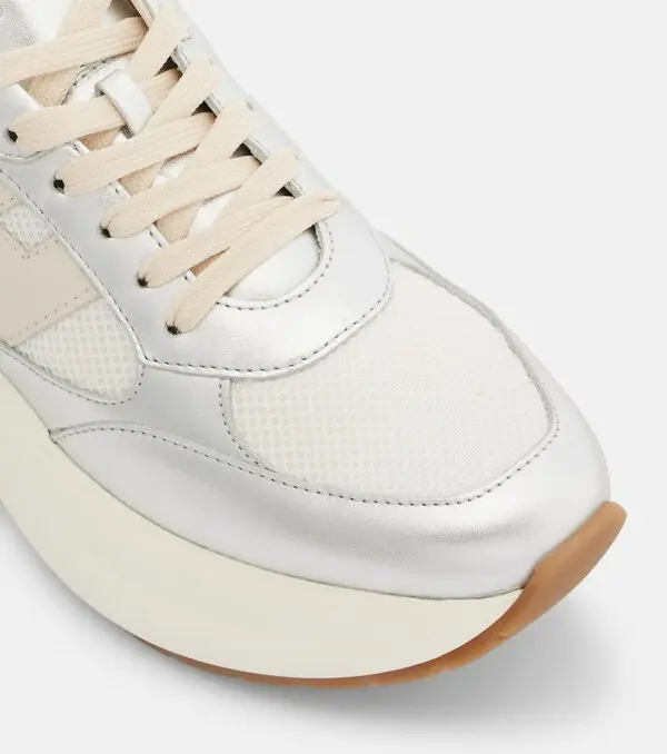 Hogan Maxi I Active Leather-trimmed Sneakers