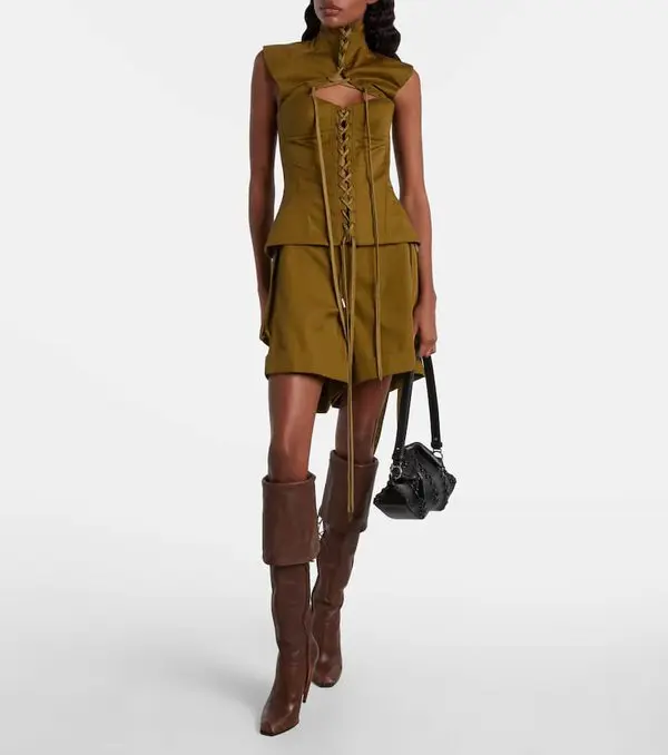 Alexander McQueen Manta Small Leather Shoulder Bag