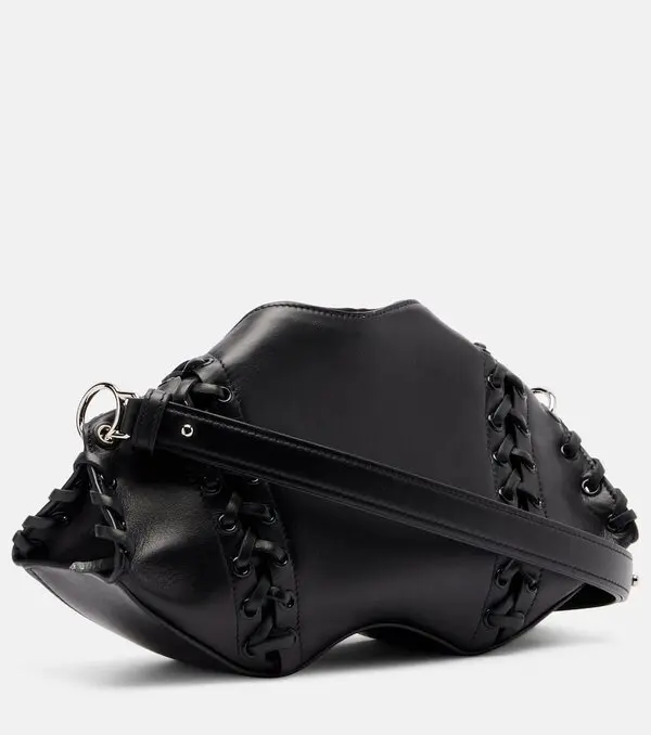 Alexander McQueen Manta Small Leather Shoulder Bag