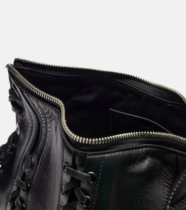 Alexander McQueen Manta Small Leather Shoulder Bag