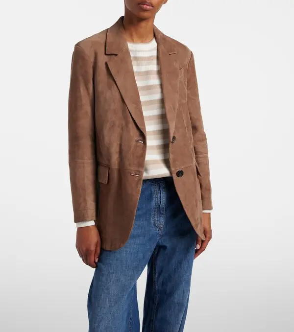 Brunello Cucinelli Suede Blazer