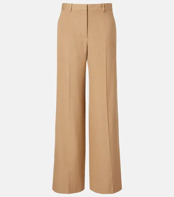 THE ROW Dender Wide-leg Silk Pants