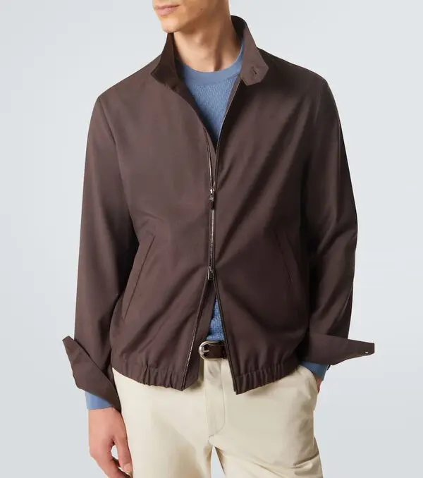 Canali Impeccabile Wool Blouson Jacket