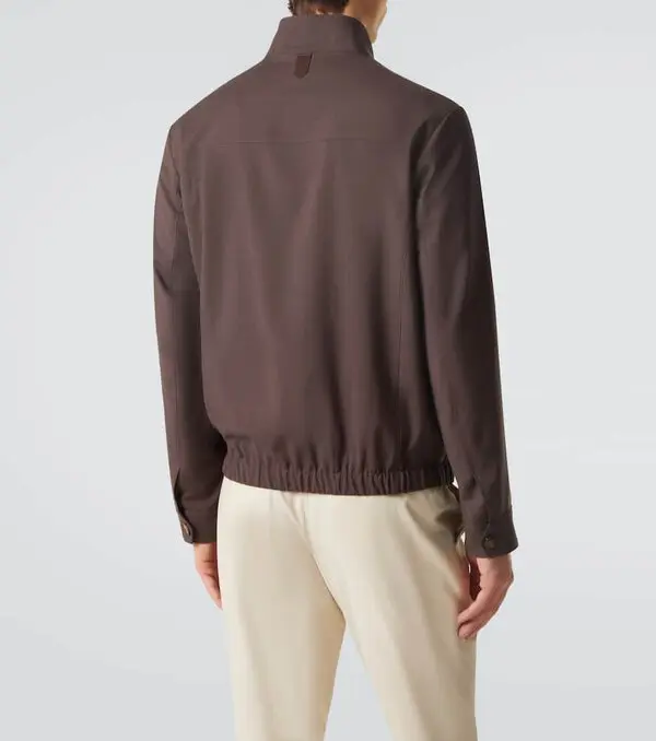 Canali Impeccabile Wool Blouson Jacket