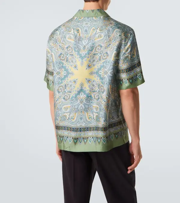 Etro Paisley Silk Twill Shirt