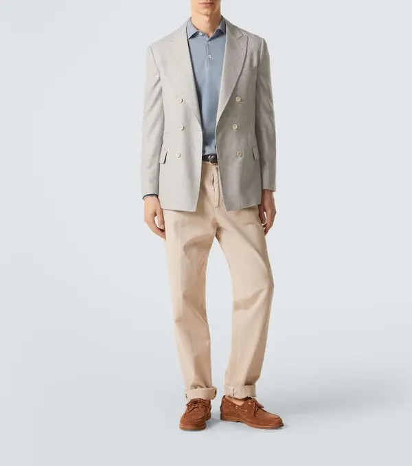 Brunello Cucinelli Cotton Polo Sweater