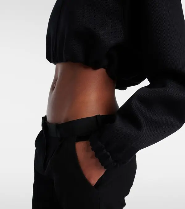 Balenciaga Cropped Blouson Jacket