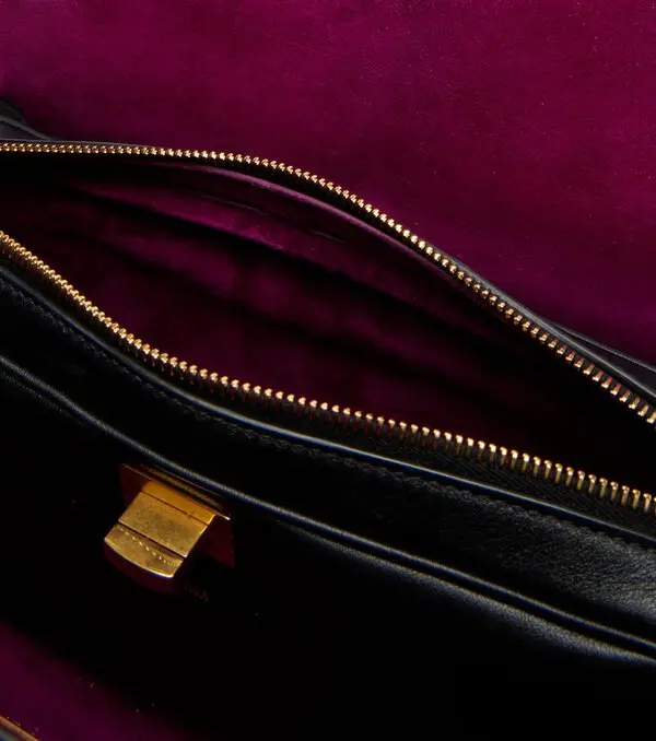 Balenciaga Le 7 Leather Shoulder Bag