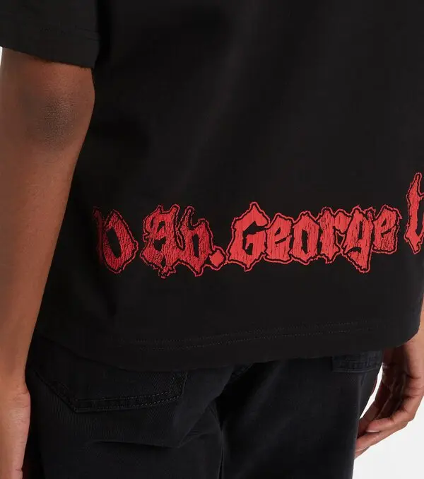 Balenciaga Printed Cotton T-shirt