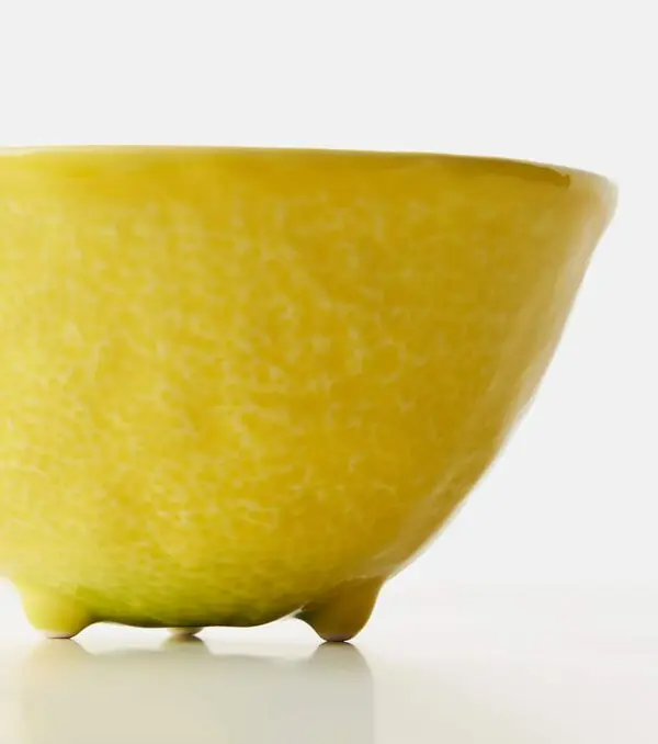 BORDALLO PINHEIRO Lemon Set Of 4 Ceramic Bowls