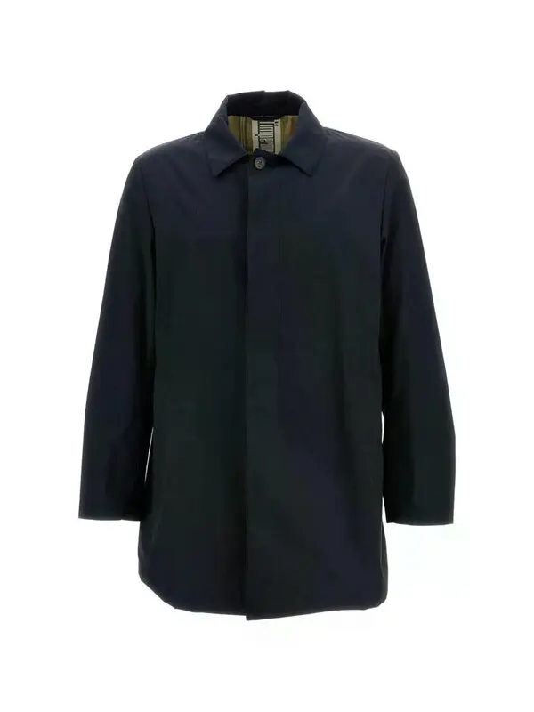 L'IMPERMEABILE Buttoned Coat - Blue