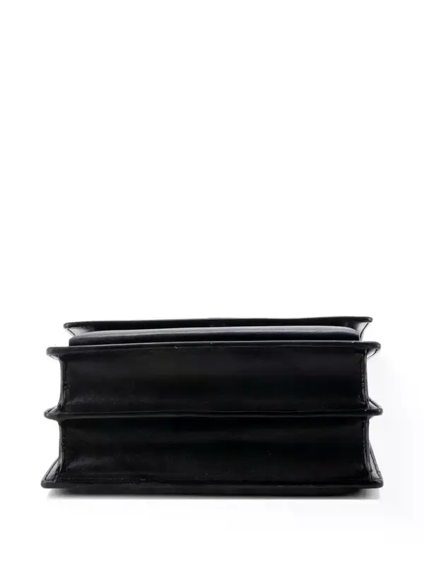 Saint Laurent Sunset Leather Medium Crossbody Bag - Black