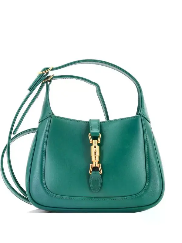 Gucci Jackie 1961 Leather Mini Hobo Bag - Green