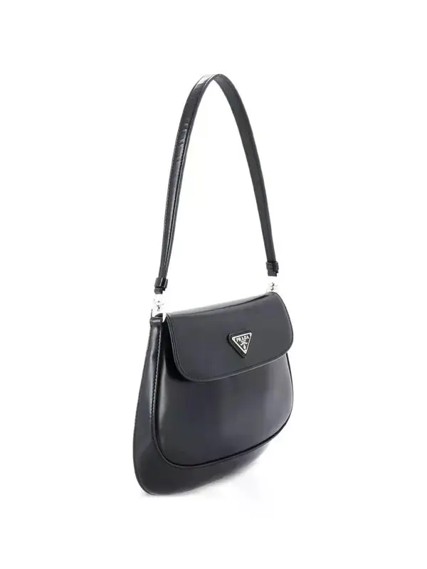 Prada Cleo Flap Shoulder Bag Spazzolato Leather