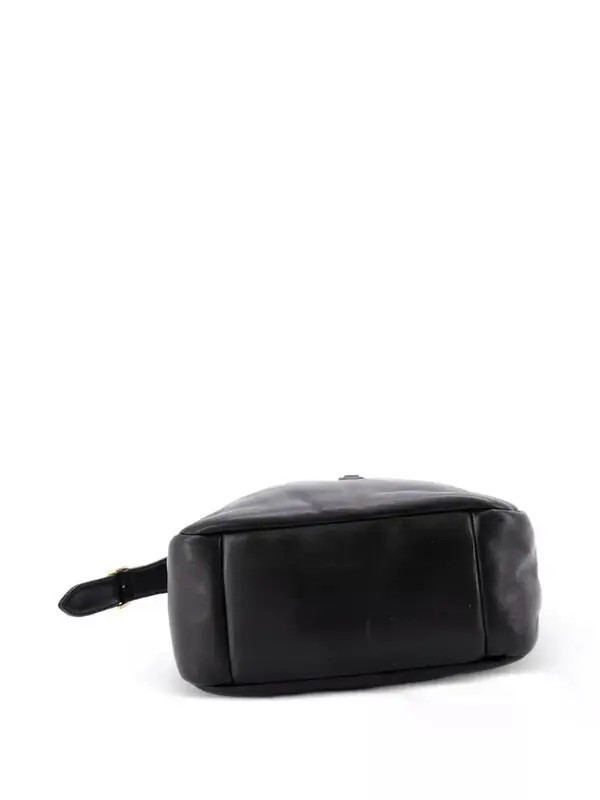 Saint Laurent Le 5 A 7 Supple Leather Small Hobo Bag - Black