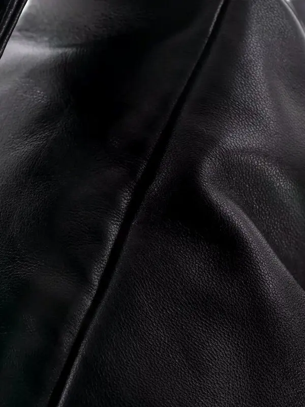 Saint Laurent Le 5 A 7 Supple Leather Small Hobo Bag - Black