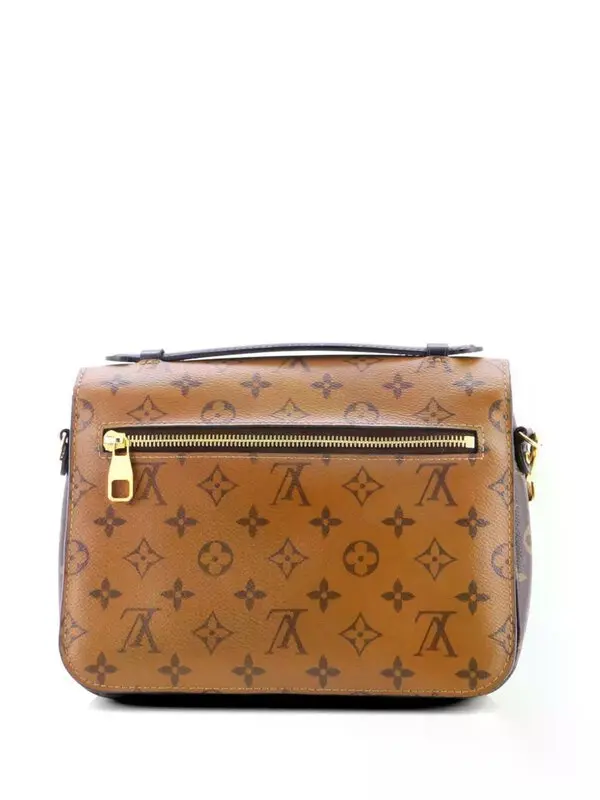 LOUIS VUITTON Pochette Metis Reverse Monogram Canvas Crossbody Bag - Brown