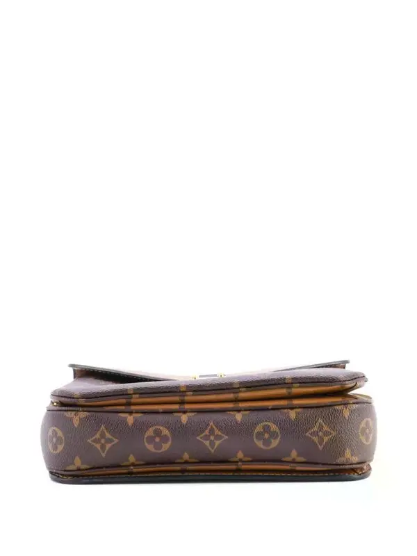 LOUIS VUITTON Pochette Metis Reverse Monogram Canvas Crossbody Bag - Brown