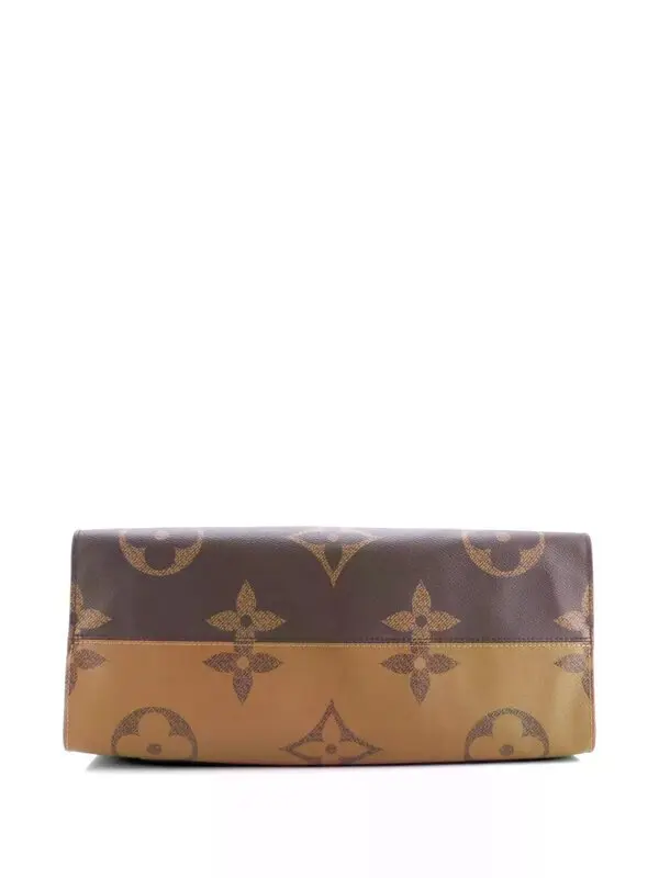 LOUIS VUITTON Onthego Reverse Monogram Giant Gm Tote Bag - Brown
