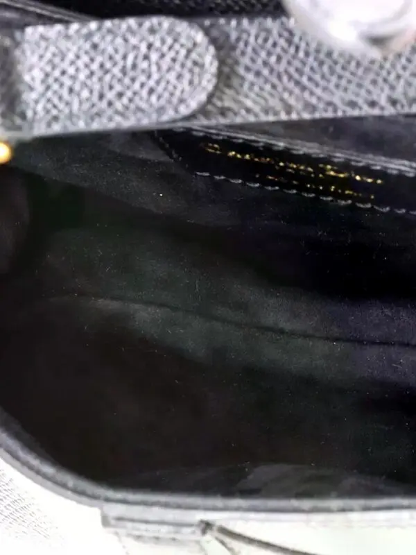 Dior Saddle Leather Mini Shoulder Bag - Black