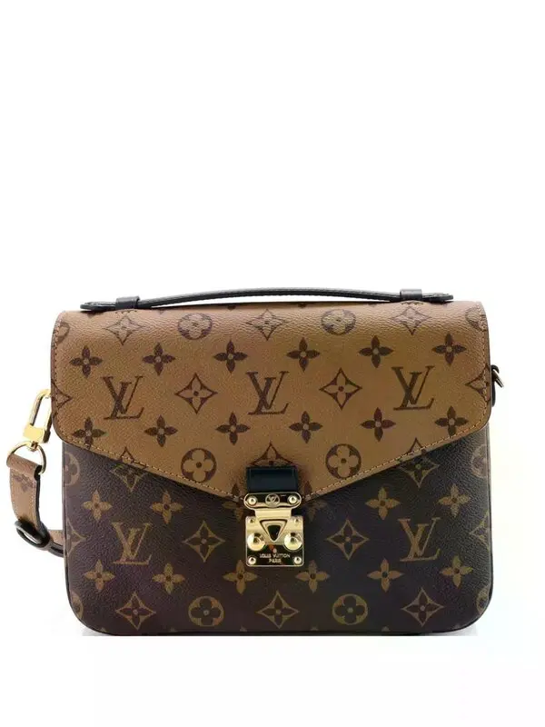 LOUIS VUITTON Pochette Metis Reverse Monogram Canvas Crossbody Bag - Brown