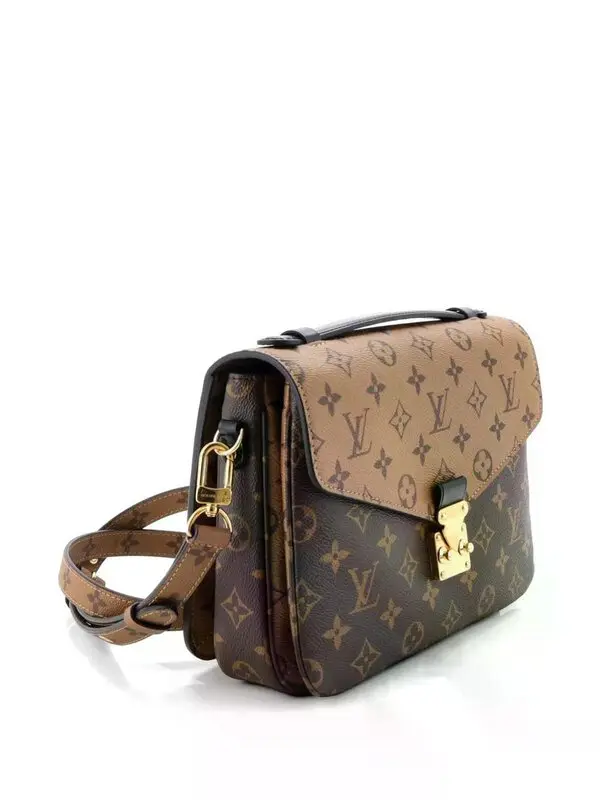 LOUIS VUITTON Pochette Metis Reverse Monogram Canvas Crossbody Bag - Brown