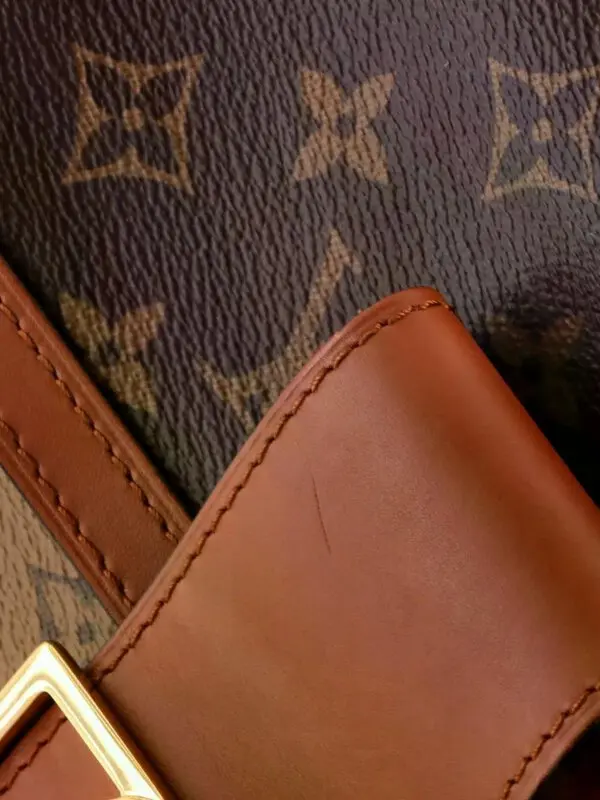 LOUIS VUITTON Dauphine Reverse Monogram Canvas Mm Shoulder Bag - Brown