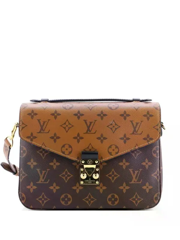 LOUIS VUITTON Pochette Metis Reverse Monogram Canvas - Brown