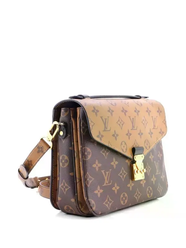 LOUIS VUITTON Pochette Metis Reverse Monogram Canvas - Brown