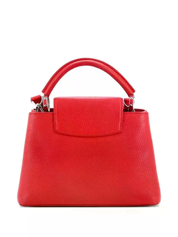 LOUIS VUITTON Capucines Bb Satchel Leather - Red