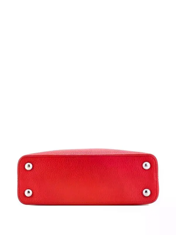 LOUIS VUITTON Capucines Bb Satchel Leather - Red