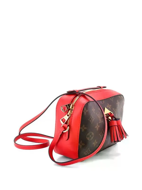 LOUIS VUITTON Monogram Canvas Leather Crossbody Bag - Brown