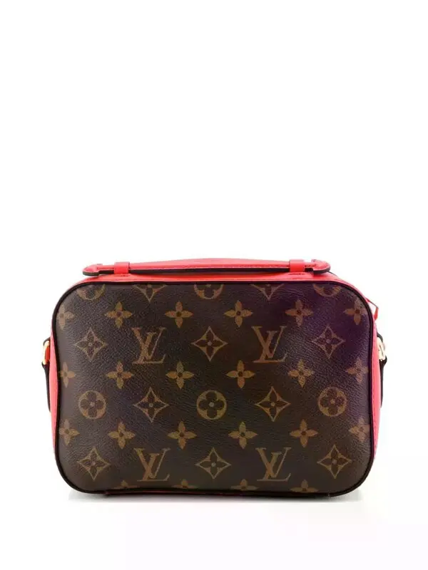 LOUIS VUITTON Monogram Canvas Leather Crossbody Bag - Brown