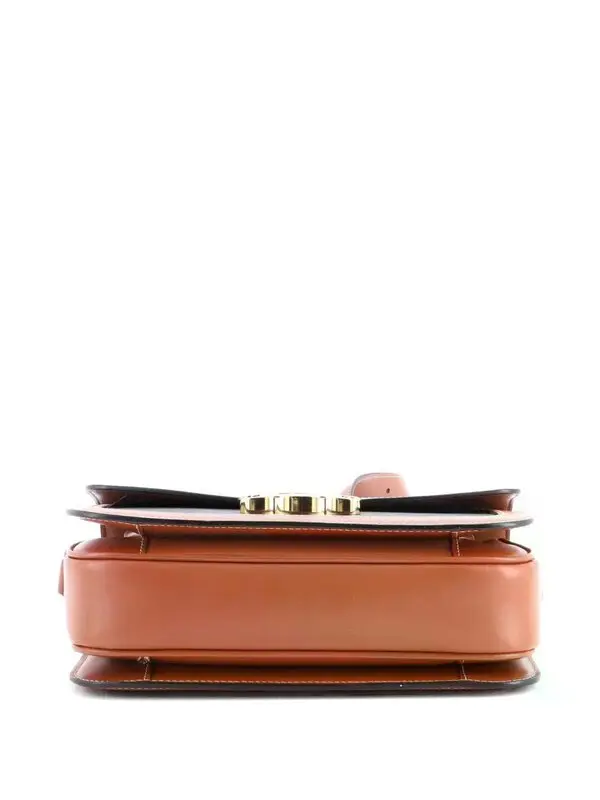 Celine Triomphe Coated Canvas Medium Shoulder Bag