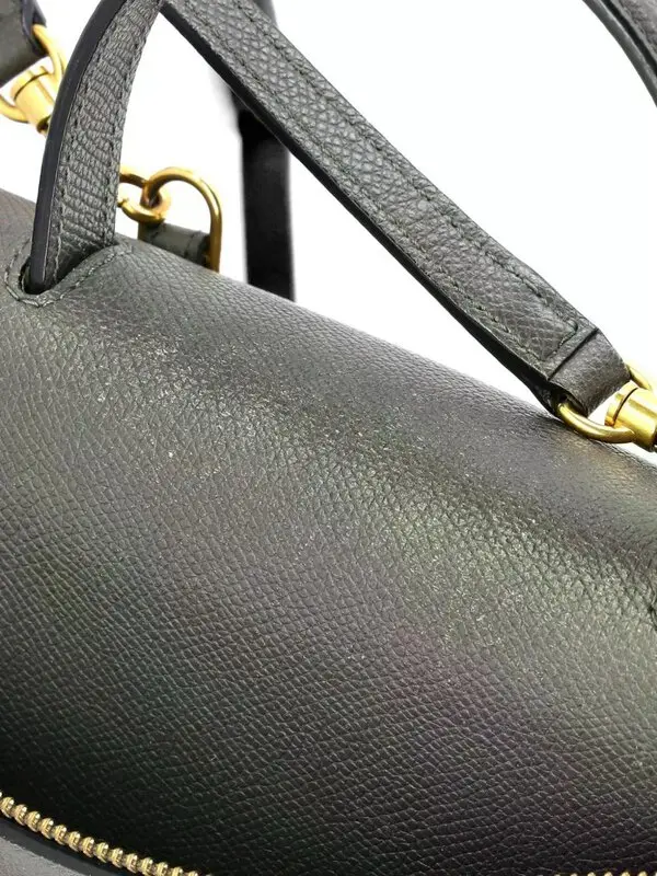 Celine Belt Bag Textured Leather Nano Shoulder Bag - Grey