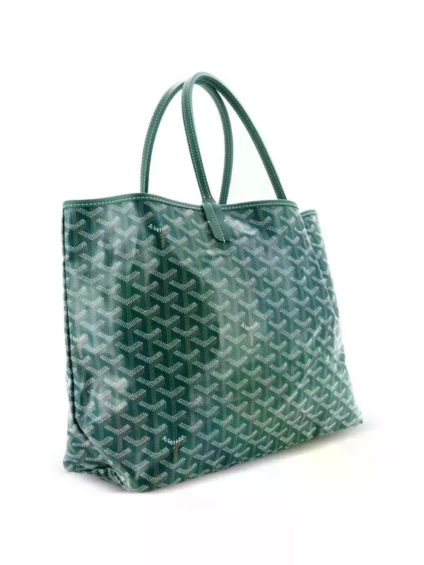 Goyard Saint Louis Coated Canvas Pm Tote Bag - Green