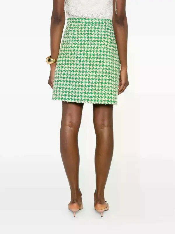 Valentino Garavani Houndstooth Mini Skirt