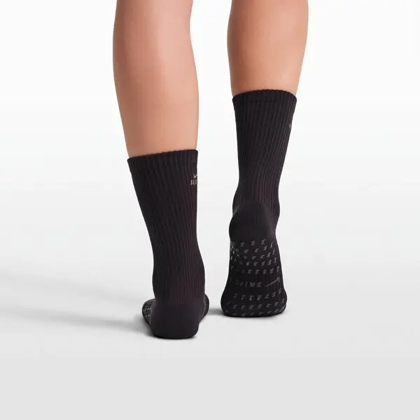 SKIMS Dri-fit Pilates Grip Crew Sock - Obsidian