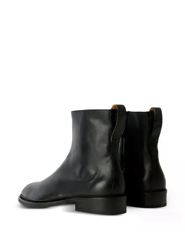 Our Legacy Daimono Zip Leather Boots - Black