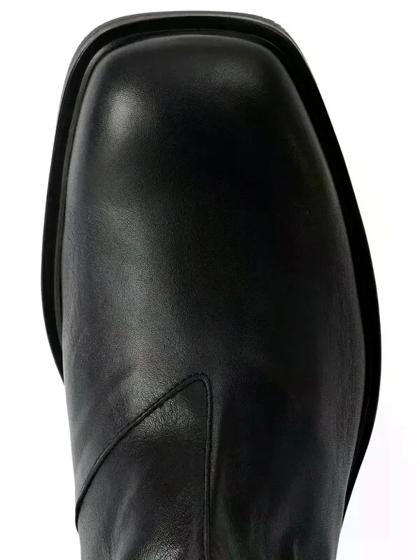 Our Legacy Daimono Zip Leather Boots - Black
