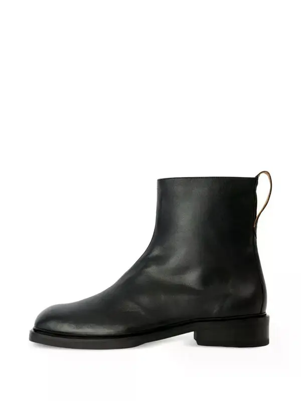 Our Legacy Daimono Zip Leather Boots - Black