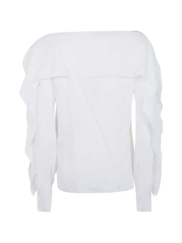 LANVIN Long Sleeves Top With Ruffles