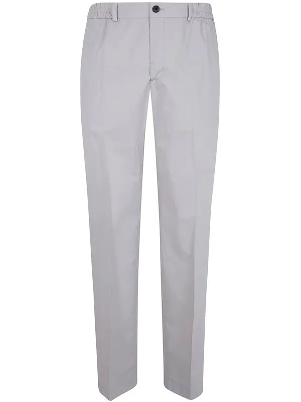 Incotex Elastic Waist Chino Trousers - Gray