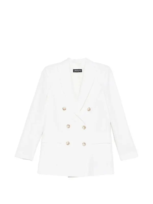 DRHOPE Double-breasted Blazer Jacket