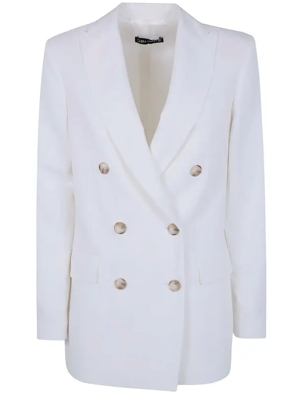 DRHOPE Double-breasted Blazer Jacket