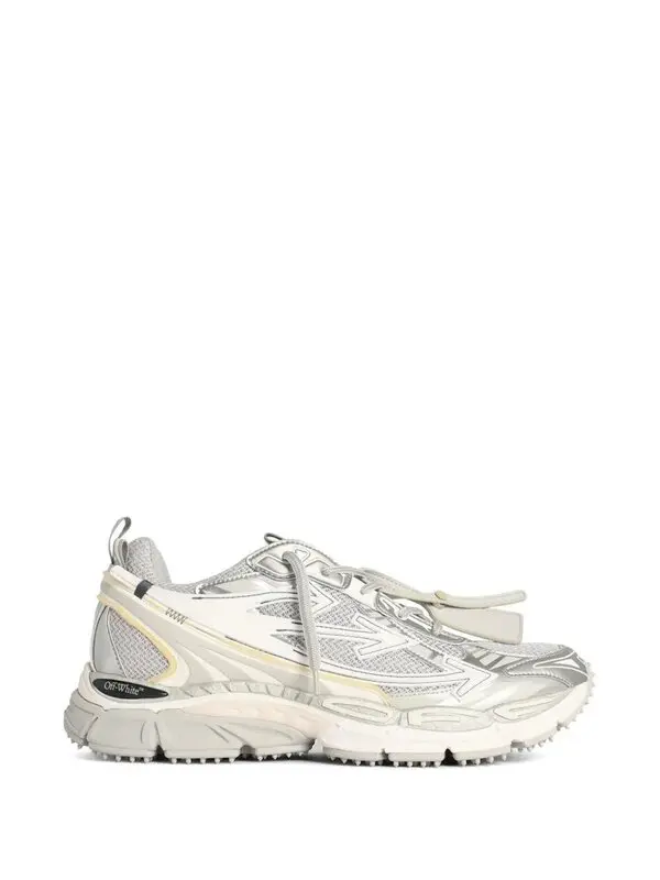 Off White Ow M-be Right Back Mesh Sneakers - Gray