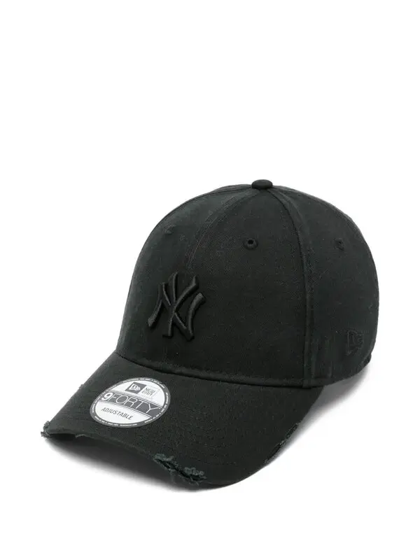 New Era Wash Distress 9forty New York Yankees Cap - Black