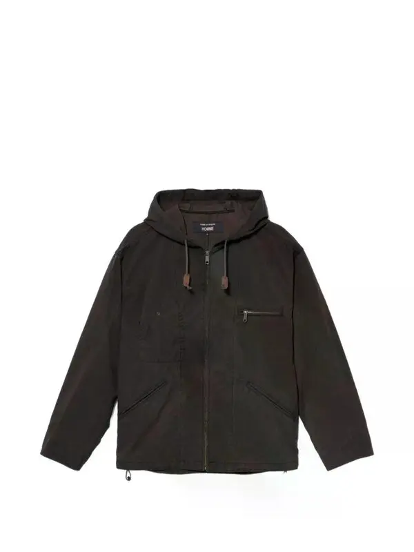 Comme Des Garçons Washed Hooded Jacket